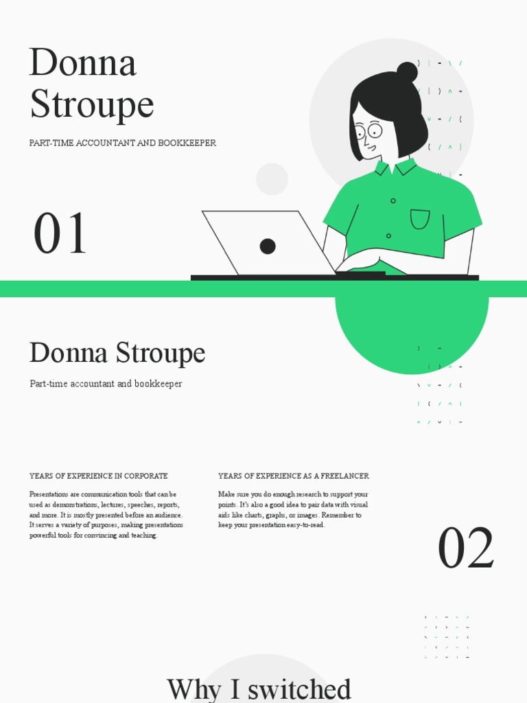 Donna Stroupe: Part-Time Accountant and Bookkeeper | PDF | Chart ...