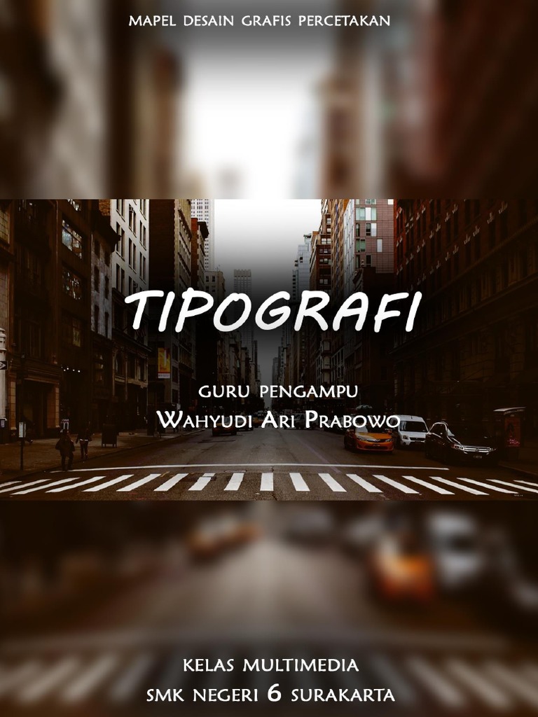 Modul Materi Tipografi Desain Percetakan | PDF