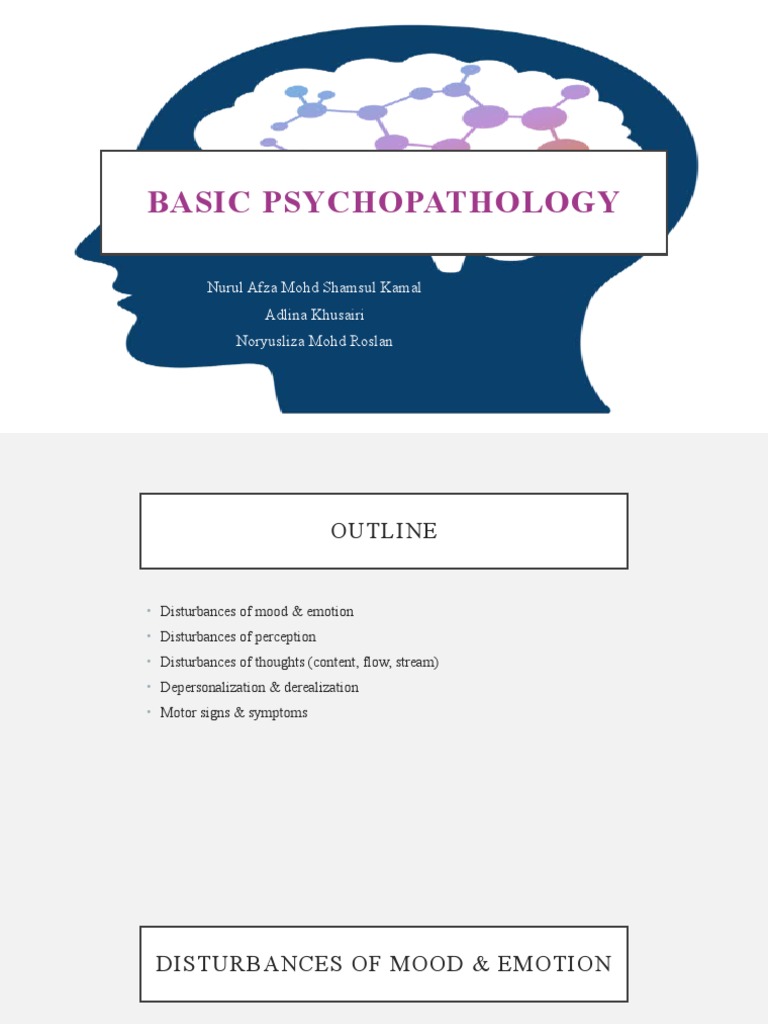 Basic Psychopathology in Psychiatry | PDF | Delusion | Mood Disorders