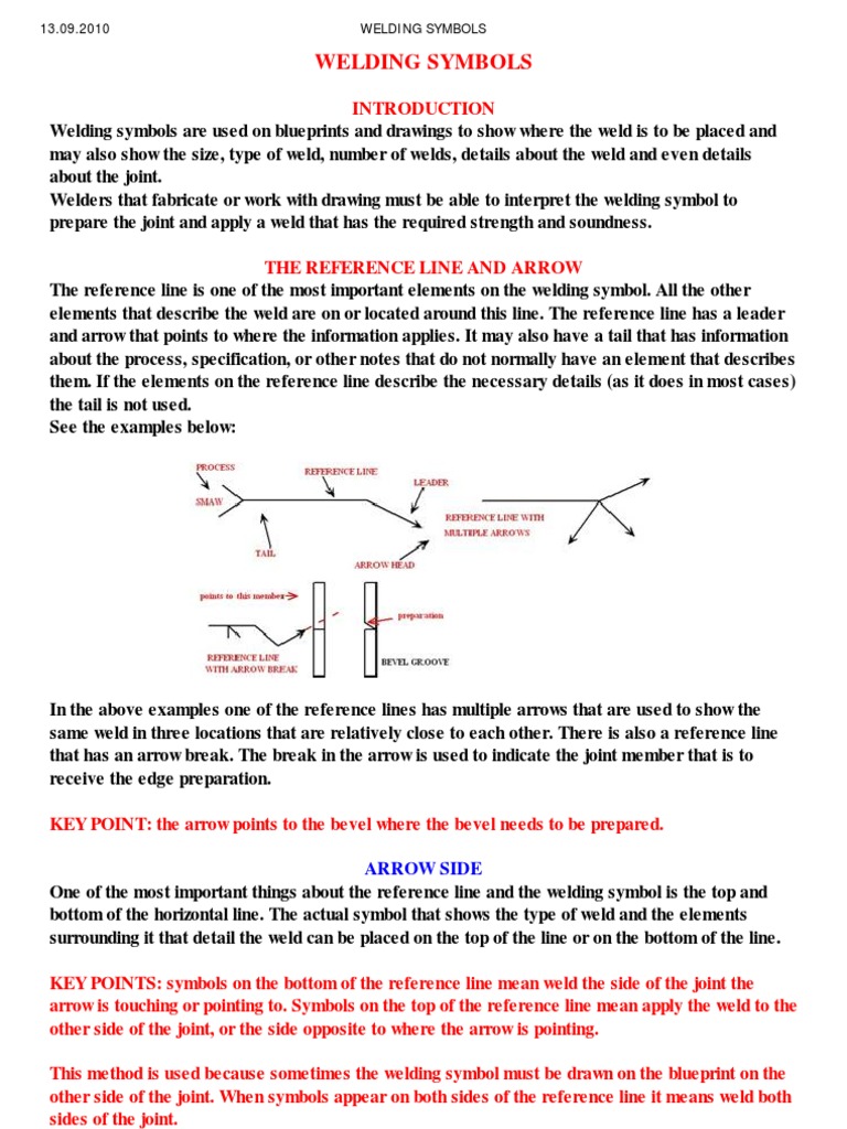 Welding Symbols | PDF | Angle | Welding