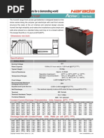 10.-Datasheet Bateria Narada 12NDT200S | PDF | Battery (Electricity) | Electricity