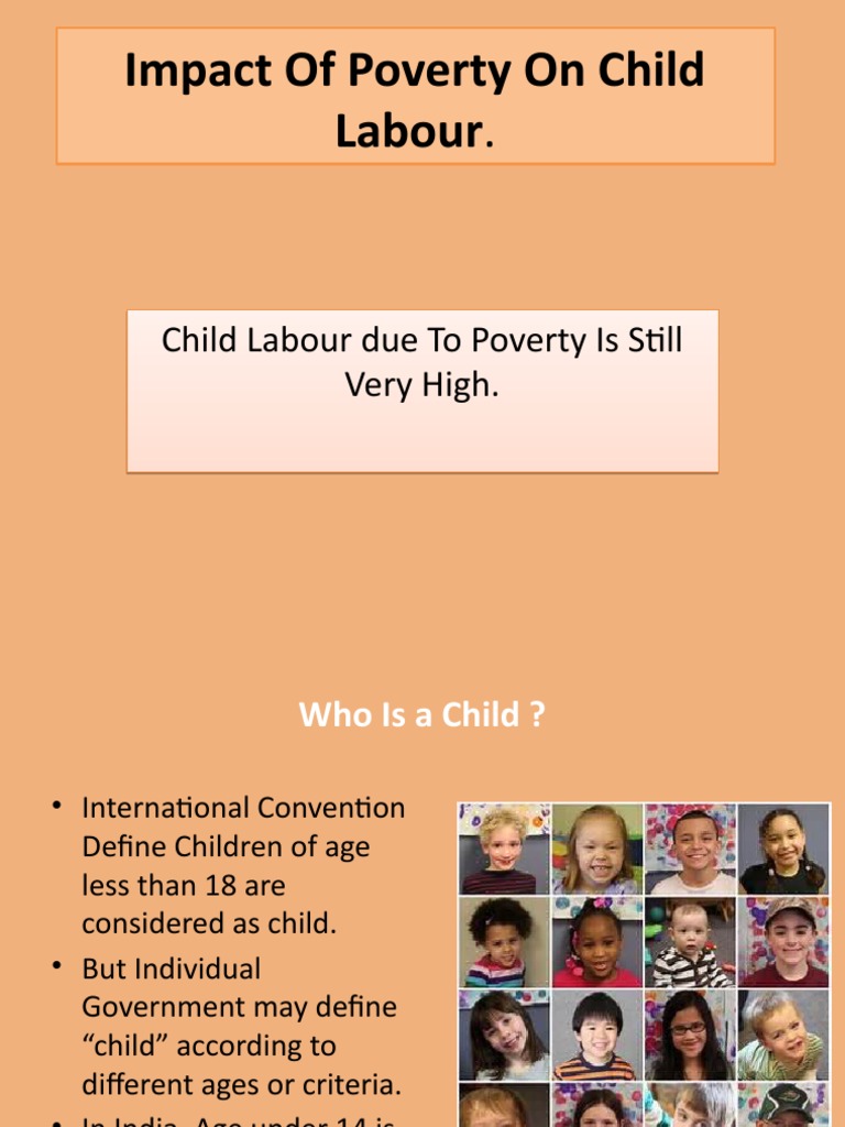 Impact of Poverty On Child Labour | PDF | Child Labour | Poverty