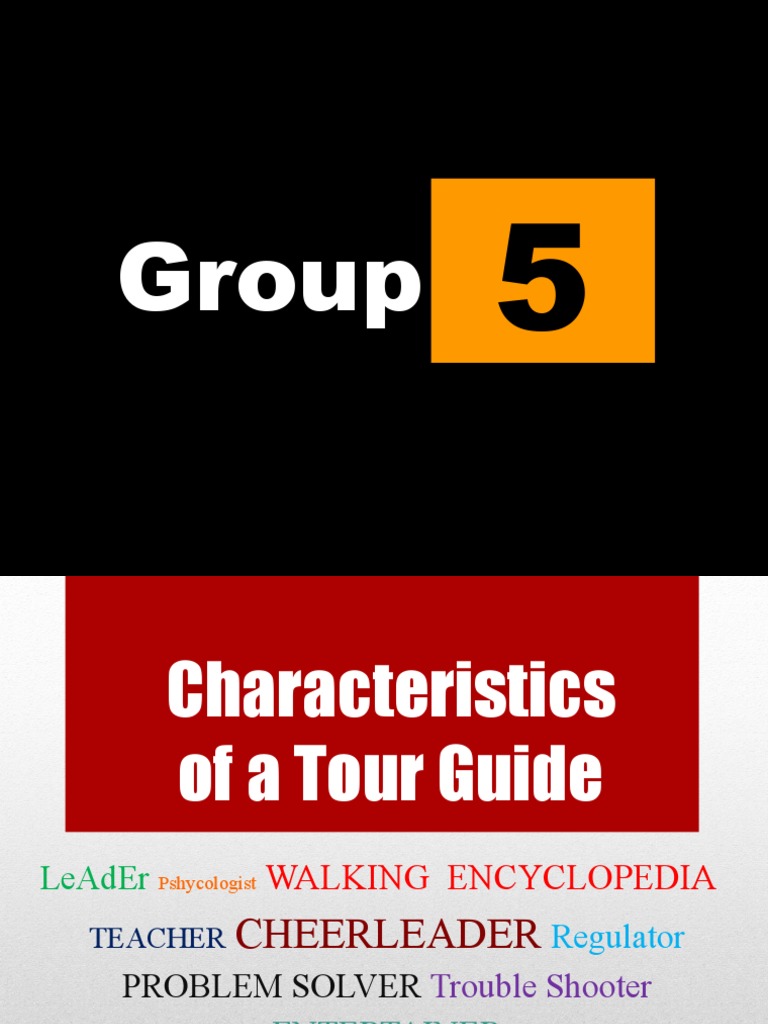 Characteristics of a tour guide