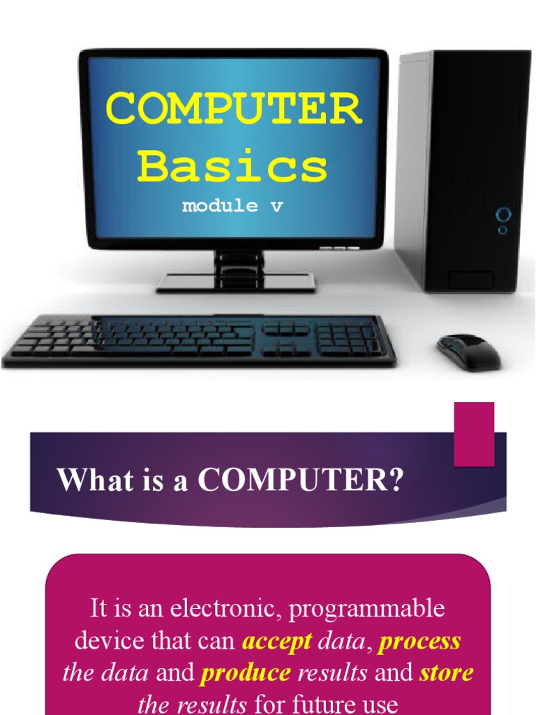 Module 5 - Computer Basics | PDF | Computer Hardware | Operating System