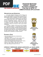Quartzoid Bulb Detector | PDF | Fire Sprinkler System