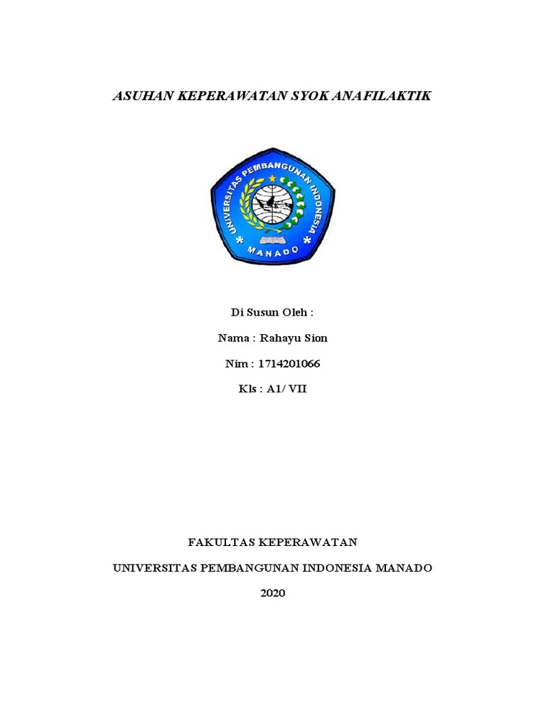 Askep Syok Anafilaktik | PDF | Sains & Matematika