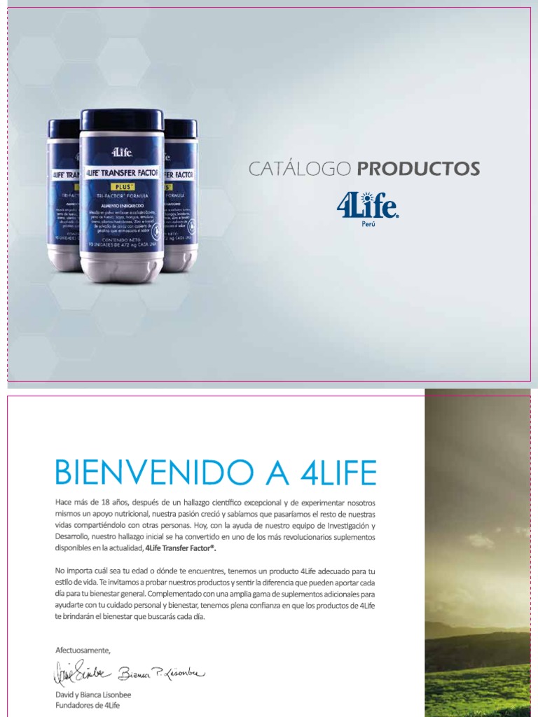 Catálogo Productos 4life Enero 2020 | PDF