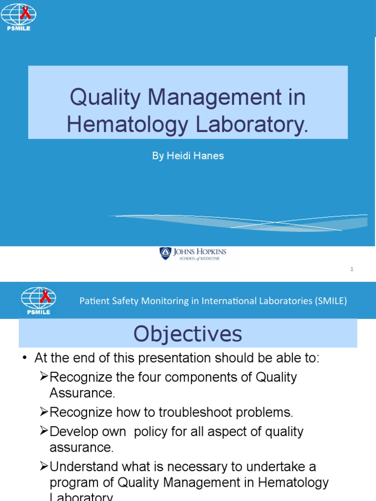 Per40-44 - Hematology Quality Control Program | PDF | Assay | Blood