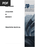 SAP2000 - Analysis & Design Manual (Session) PDF | PDF | Beam (Structure) | Design
