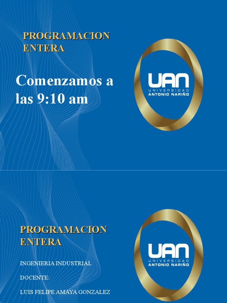 Programacion Entera, Mixta, Binaria | PDF | Programación lineal ...