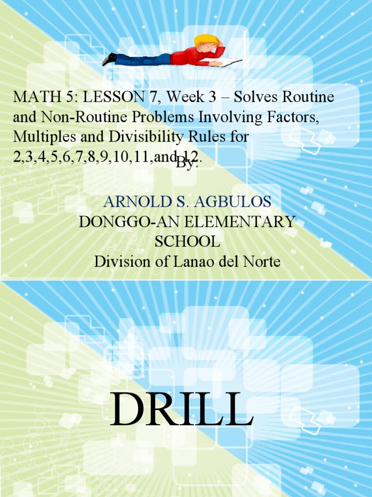 Factors, Multiples, and Divisibility Rules | PDF | Teaching ...