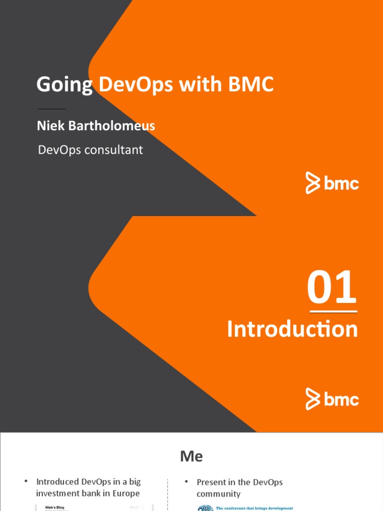 Going DevOps With BMC | PDF | Software Repository | Mobile App