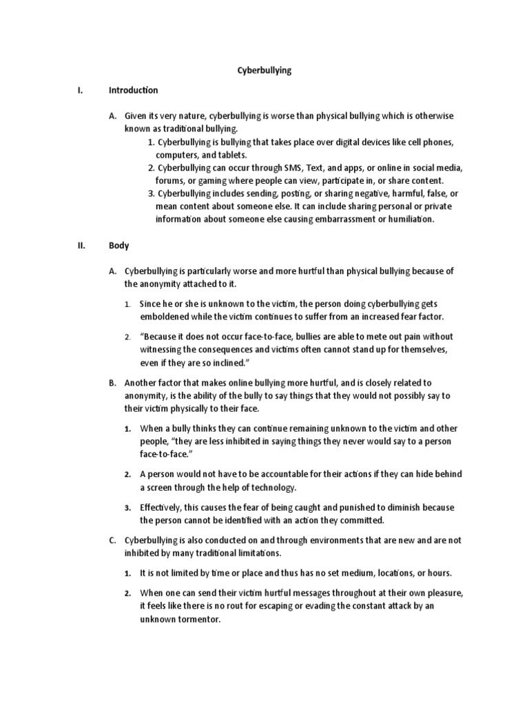 Cyberbullying | PDF | Cyberbullying | Bullying