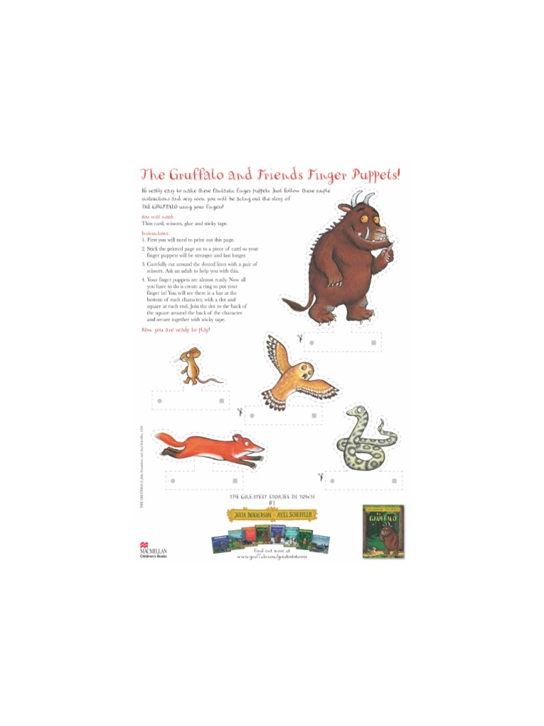 The Gruffalo-Activity-Sheet | PDF