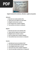 Present Perfect Indicators | PDF | Perfect (Grammar) | Verb