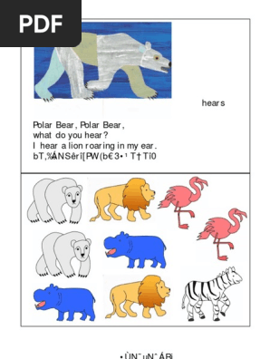 Polar Bear Polar Bear What Do You Hear Activities