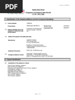 Drewclean 3000 - MSDS | PDF | Chemistry | Nature