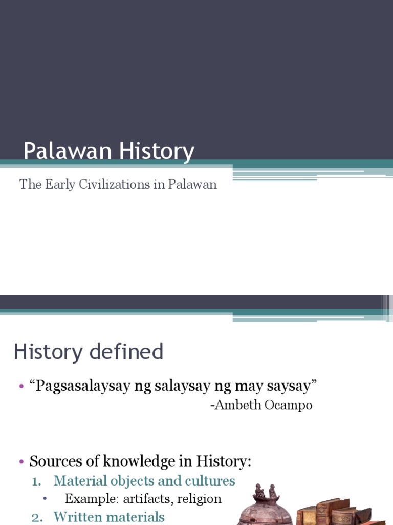 Early Civilizations in Palawan - Lesson 2.1 | PDF | Philippines ...
