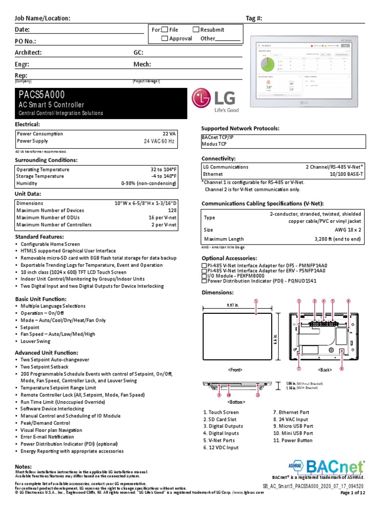 SB Ac Smart5 Pacs5a000 | PDF | Manufactured Goods | Science