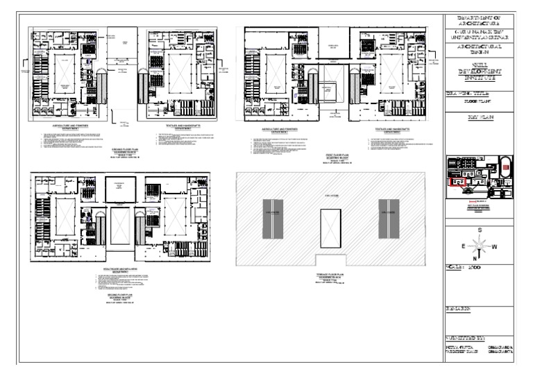 Academic Block Floor Plan Overview | PDF | Textiles | Textile Arts