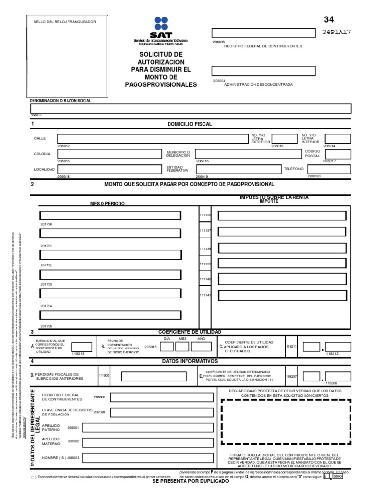 Formato 34 Editable | PDF | Impuesto sobre la renta | Gobierno