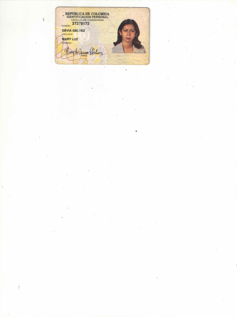 Cedula Mary Luz | PDF