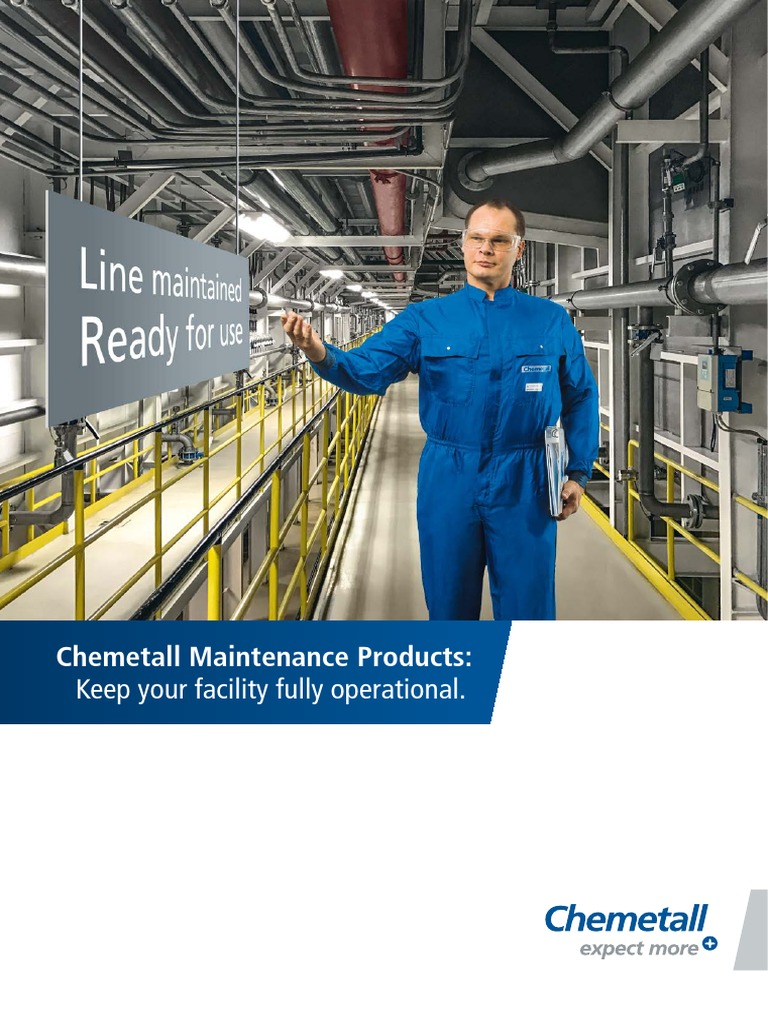 Keep Your Facility Fully Operational.: Chemetall Maintenance Products | PDF