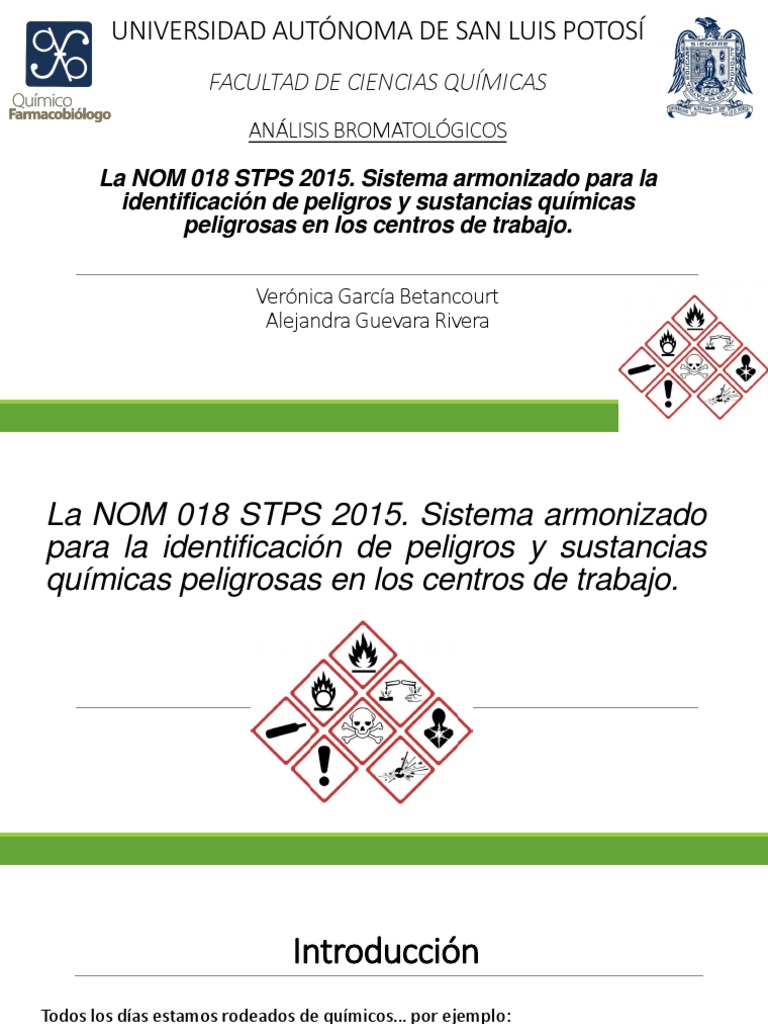 La NOM 018 STPS 2015 PDF | PDF | Naturaleza | Science