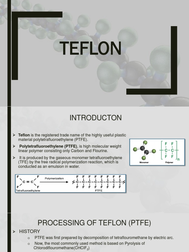 An Overview On Teflon | PDF | Extrusion | Fluorine