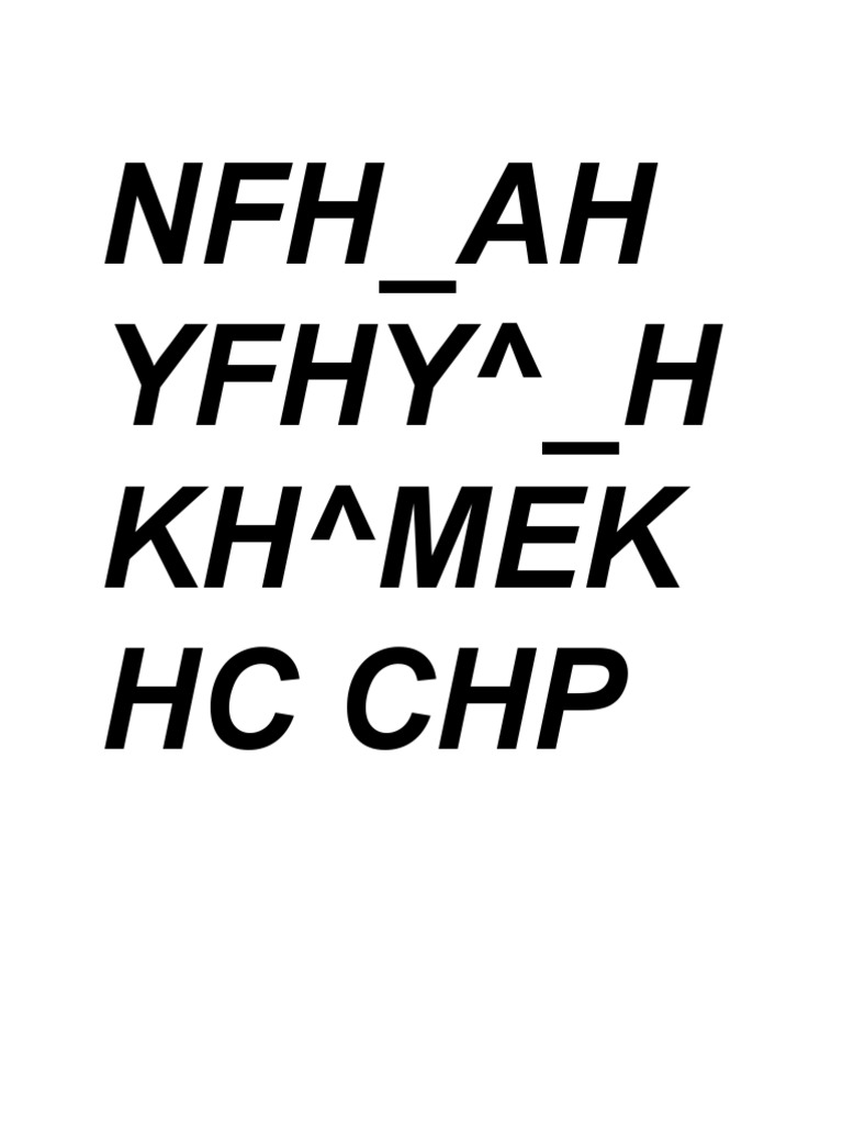 NFH - Ah Yfhy - H KH Mek HC CHP | PDF