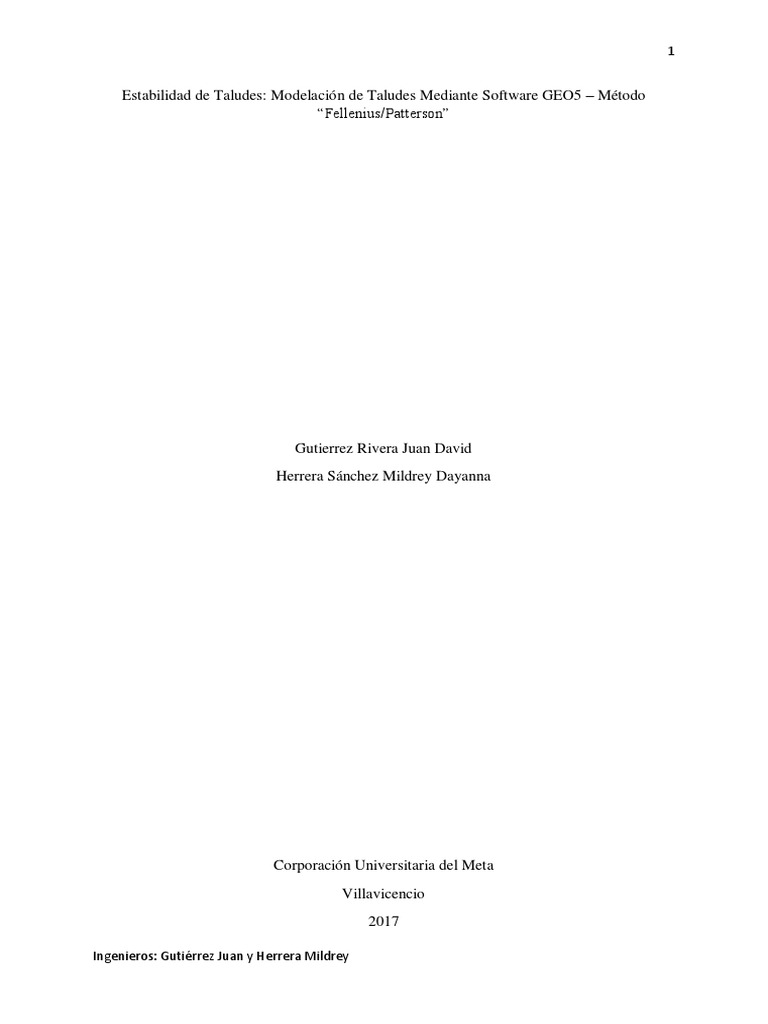 Modelación de Taludes con GEO5 | PDF | Ingeniería | Software
