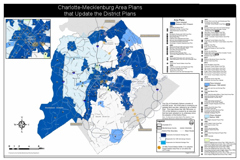 Charlotte-Mecklenburg Area Plans That Update The District Plans | PDF