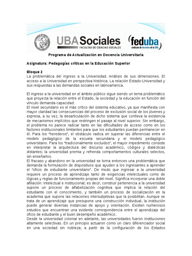 Presentación Docencia Universitaria | PDF | Universidad | America latina