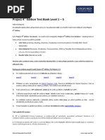 Revision Test Project Explore 1, Unit Intro+1ABCD | PDF