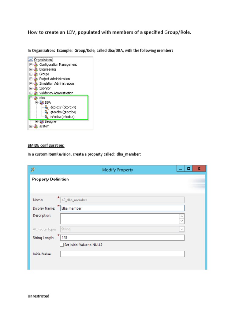 Create Dynamic LOV for Group/Role Members | PDF | Computers