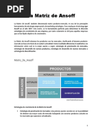 Igor Ansoff | PDF | Planificación estratégica | Planificación