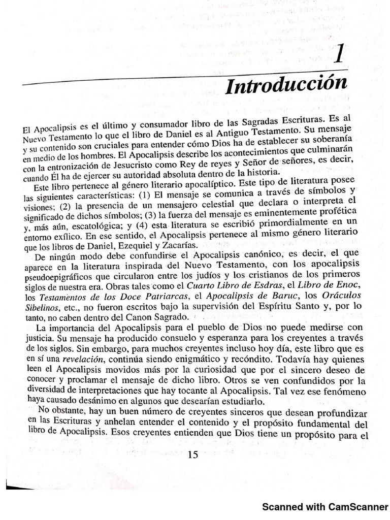 Apocalipsis Introducción Pdf