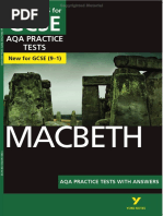 AQA Past Paper Macbeth Questions | PDF