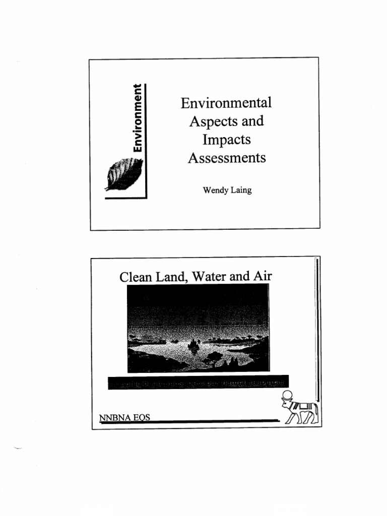 Aspect and Impact Analysis | PDF | Environmental Degradation | Waste