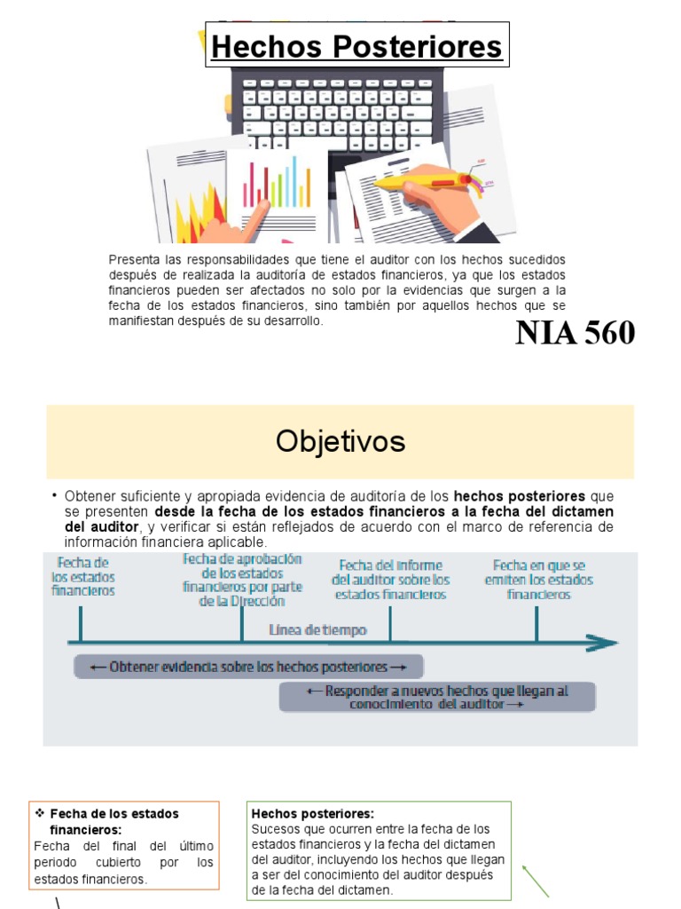 Practica de Auditoria Nia 560 580 Unidad 3 | PDF | Contralor | Auditoría