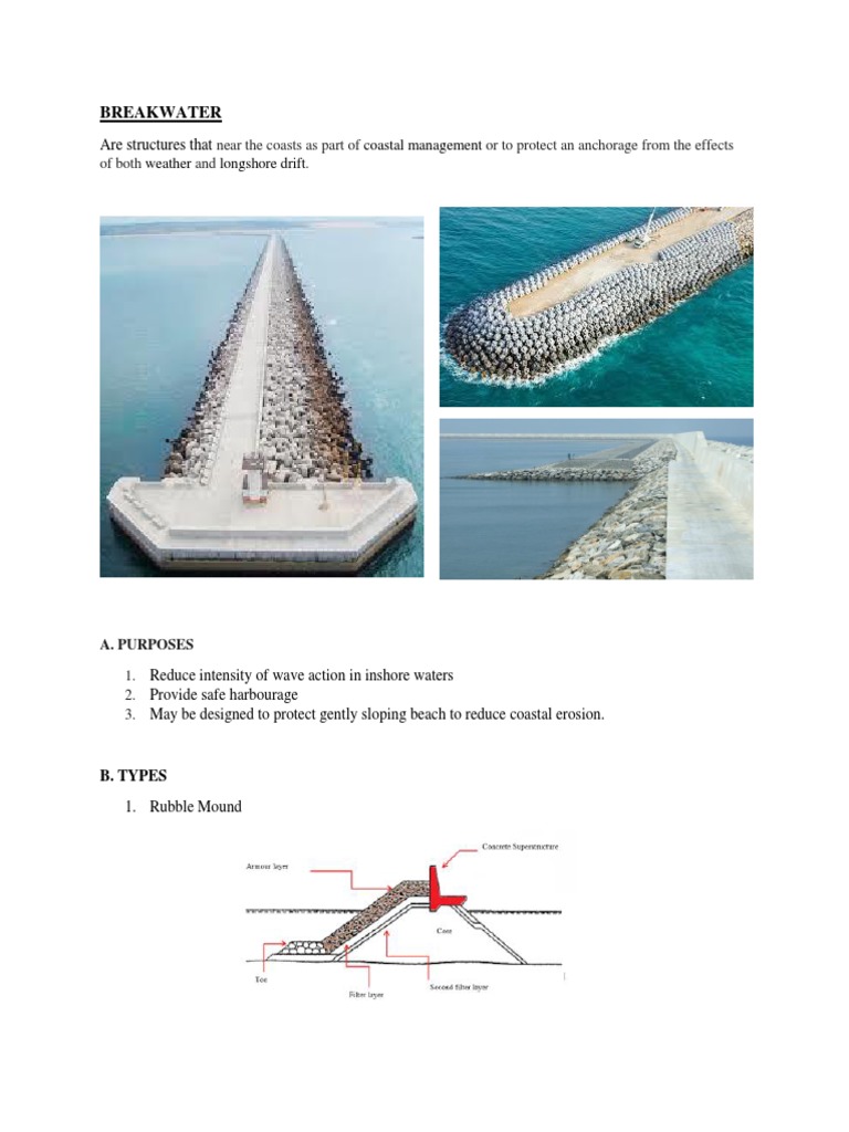 Breakwater: Are Structures That | PDF | Earth Sciences | Coast