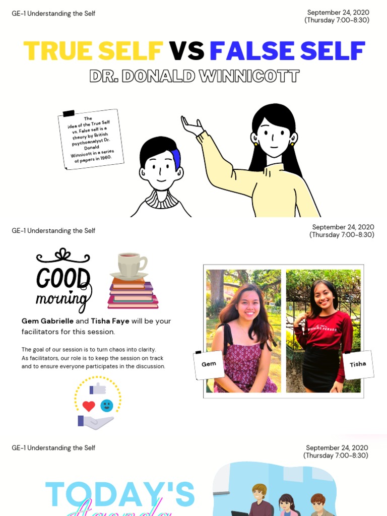 True vs. False Self | Download Free PDF | Attachment Theory | Mental Health