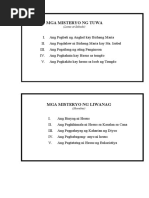 Tagalog Rosary Guide | PDF