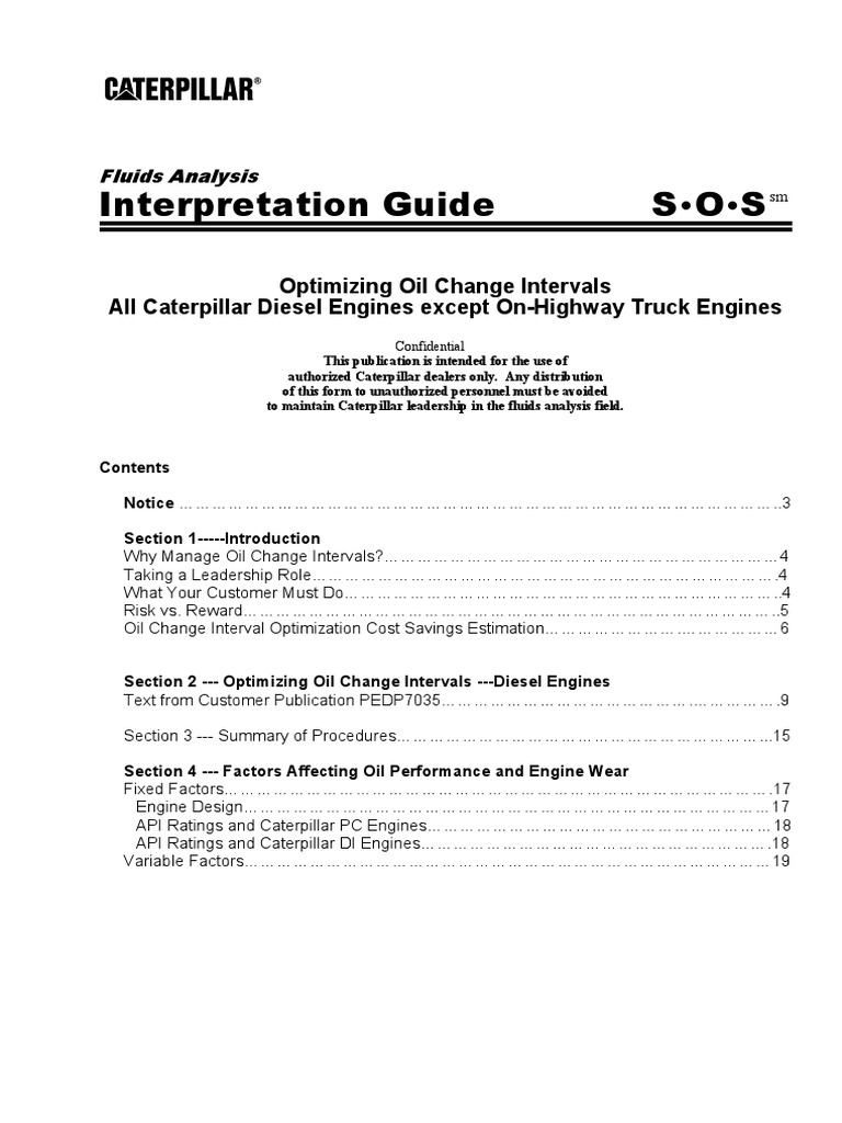 Sos Caterpillar PDF | PDF