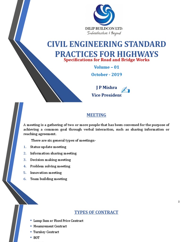 Civil Engineering Practices Volume-01 - BY SH - JP Mishra 06.11.2019 ...
