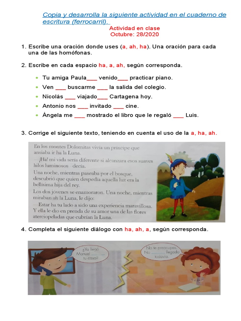 004 - Clase Virtual Escritura Quinto P.4 | PDF