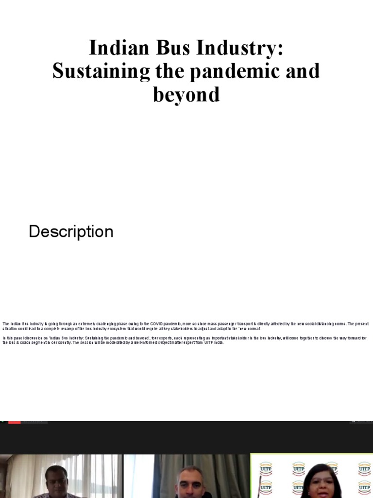 Indian Bus Industry: Sustaining The Pandemic and Beyond | PDF ...