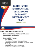 Session 3 - The Barangay Development Planning (BDP) and CapDev Agenda Formulation Process | PDF ...