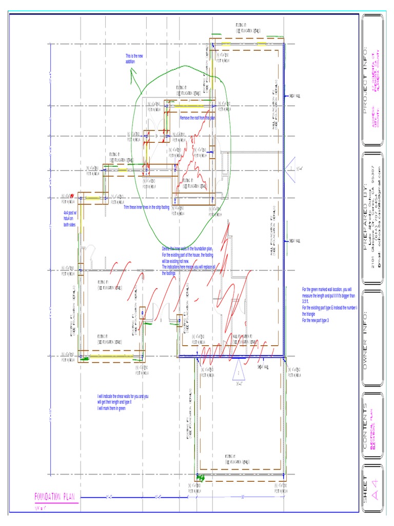 Foundation Plan Modifications Guide | PDF