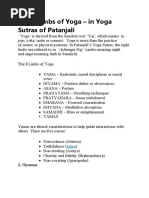Ashtanga Yoga of Patanjali | PDF | Asana | Yoga